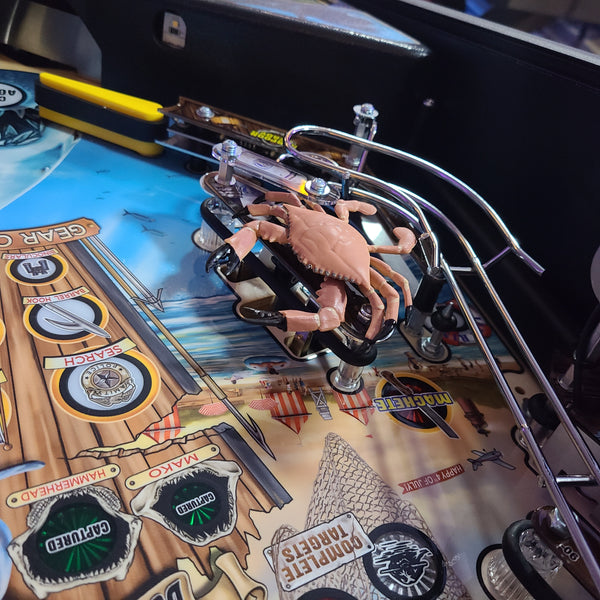 Jaws Playfield Crab Red Modfather Pinball Mods