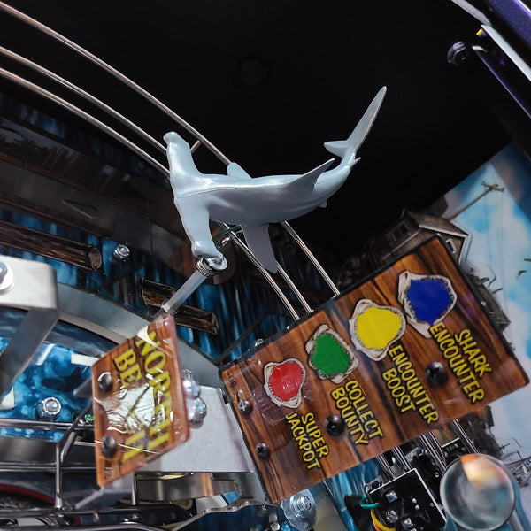 Jaws Playfield Hammerhead Shark Modfather Pinball Mods