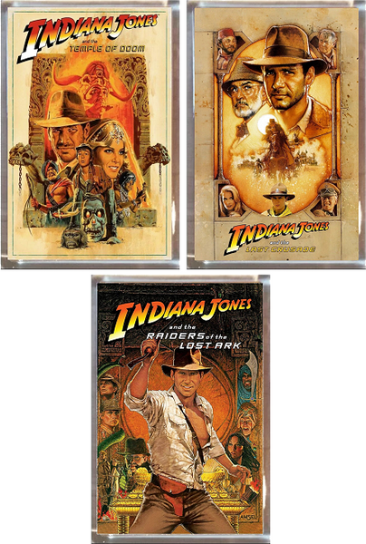 Indiana Jones Playfield Plaque Set Of 3 Modfather Pinball Mods