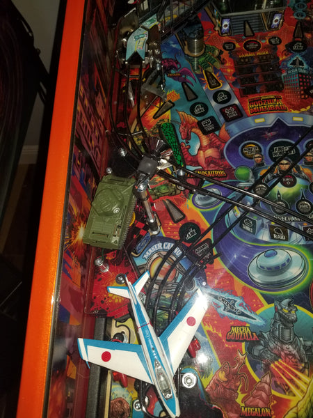 Godzilla Playfield Tank Modfather Pinball Mods