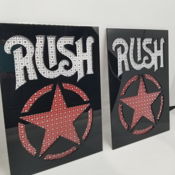 Rush Custom Speaker Frames White Modfather Pinball Mods