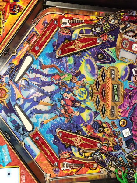 Foo Fighters mini playfield Guitar – Modfather Pinball Mods