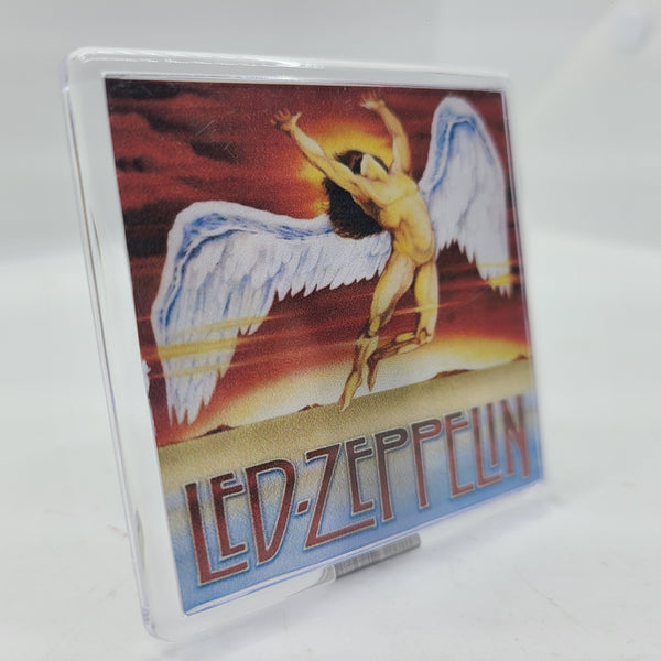 Led Zeppelin Playfield Album Plaque - Swan Song – Modfather Pinball Mods