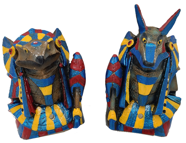 Stargate Custom Painted Falcon and Anubis – Modfather Pinball Mods