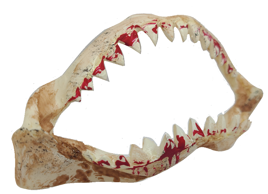 Playfield Jaws Blood Paint Large – Modfather Pinball Mods