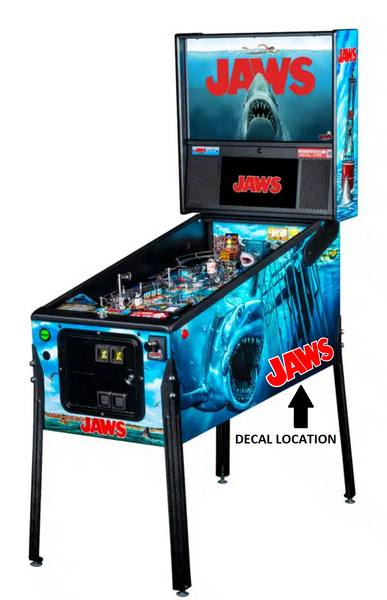 Jaws PRO Cabinet Decals – Modfather Pinball Mods