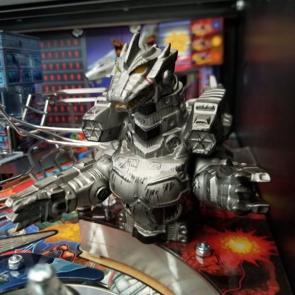 Godzilla Playfield Toy Mechagodzilla – Modfather Pinball Mods