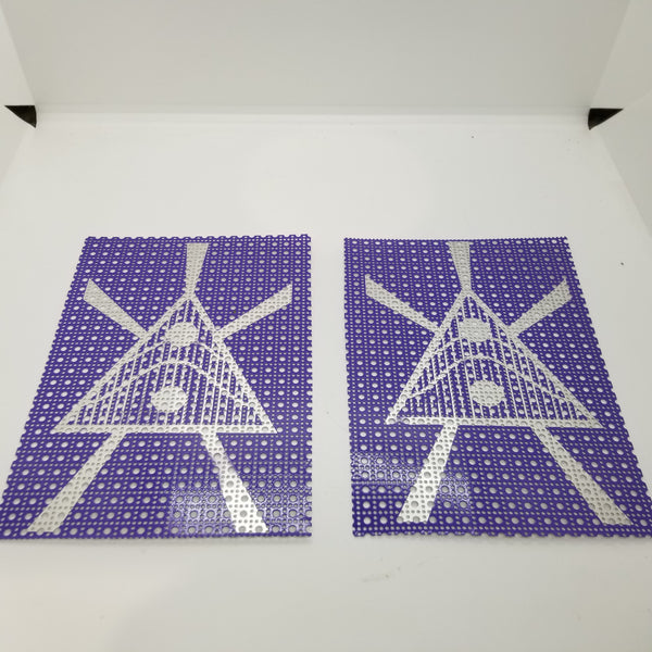 Stargate Custom Speaker Grills Purple – Modfather Pinball Mods