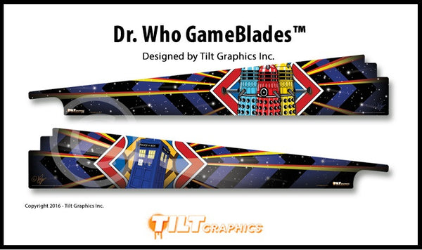 Dr. Who Pinball GameBlades™ – Modfather Pinball Mods