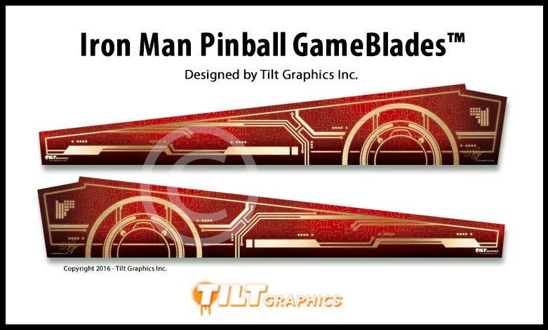 Iron Man Pinball GameBlades™ – Modfather Pinball Mods