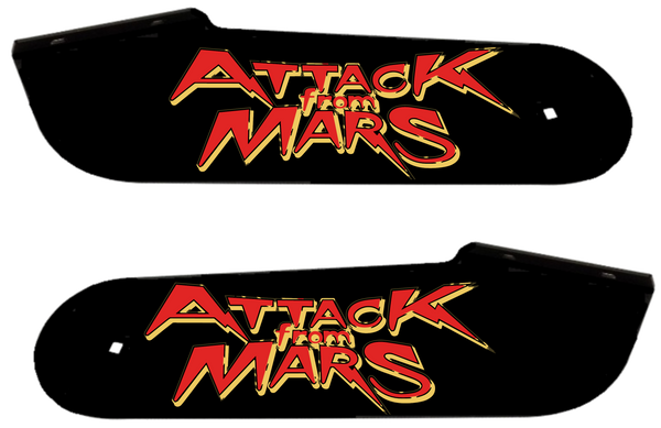 Attack from Mars Hinge Decals – Modfather Pinball Mods