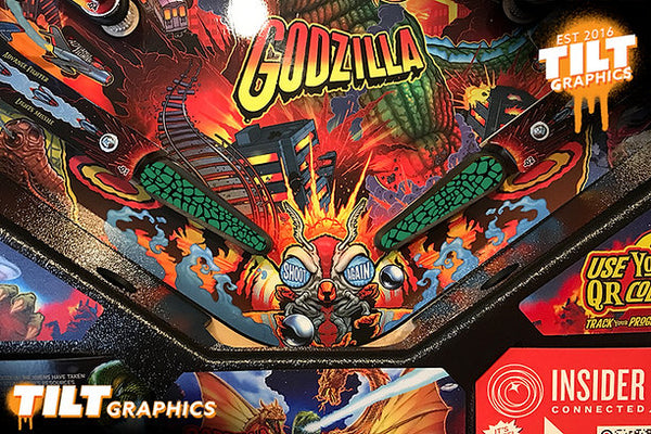 Godzilla Flipper Decals Scales – Modfather Pinball Mods