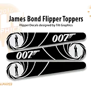 James Bond Flipper Decals – Modfather Pinball Mods