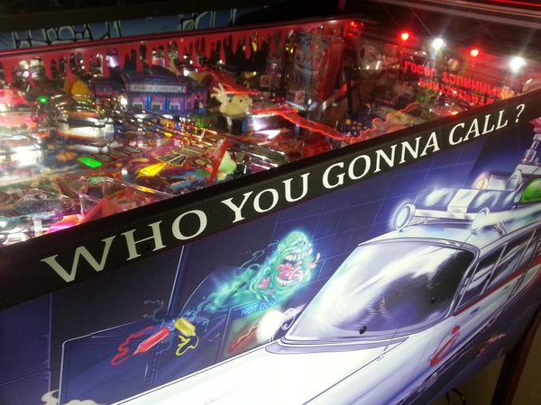 Ghostbusters Side Rail Decal Kit – Modfather Pinball Mods