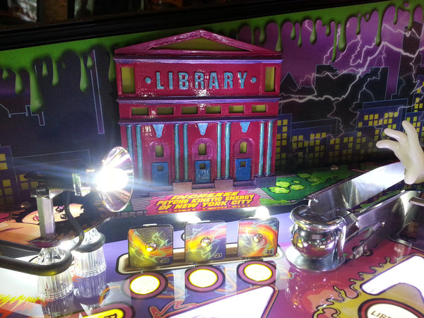 Ghostbusters Public Library Lighted Mod – Modfather Pinball Mods