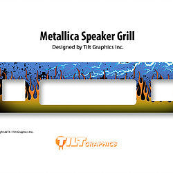 Metallica Speaker GameGrill™ – Modfather Pinball Mods