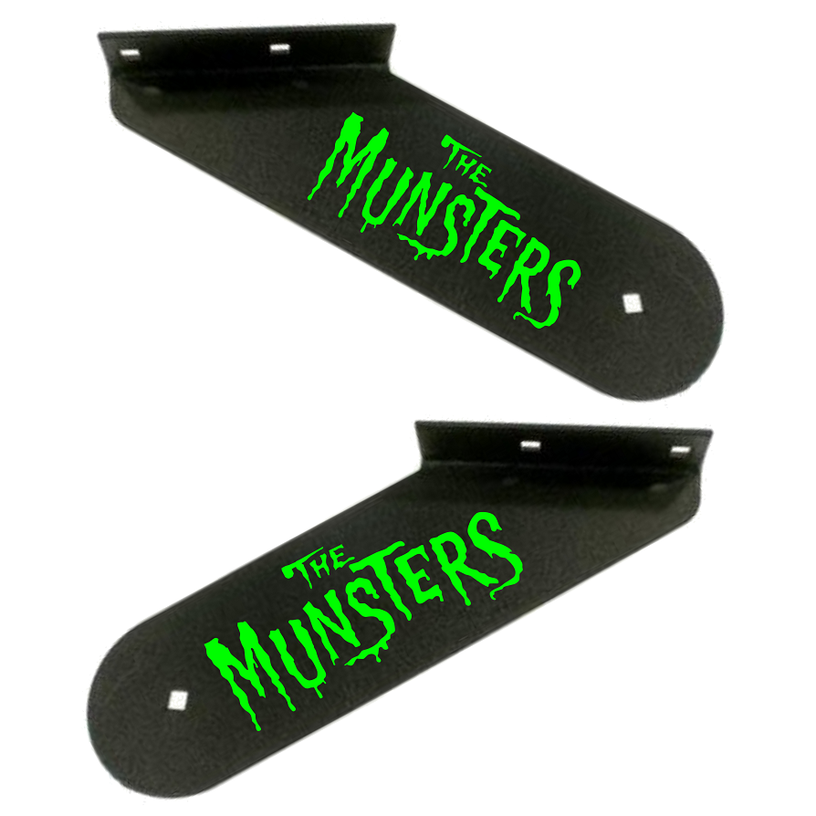 Munsters Hinge Decals "Green" – Modfather Pinball Mods