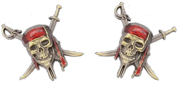 Pirates of the Caribbean Sling Shot Emblems (Set of 2) – Modfather ...
