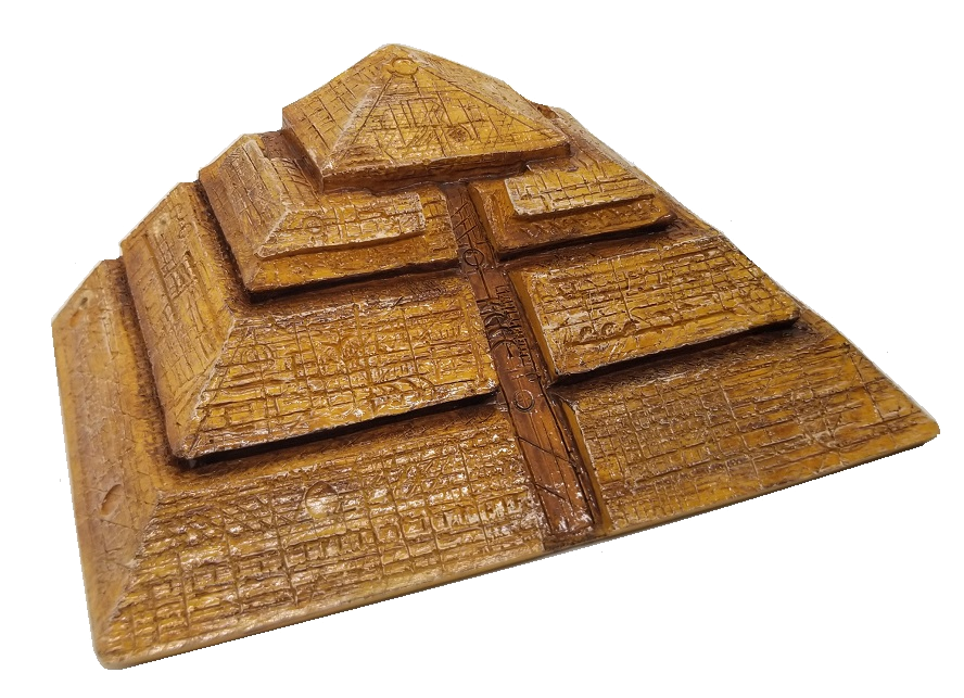 Stargate Custom Painted Pyramid – Modfather Pinball Mods