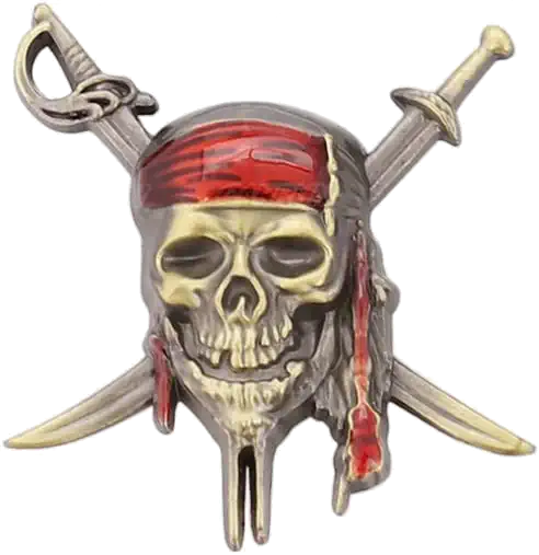 Pirates of the Caribbean Coin Door Metal Emblem – Modfather Pinball Mods