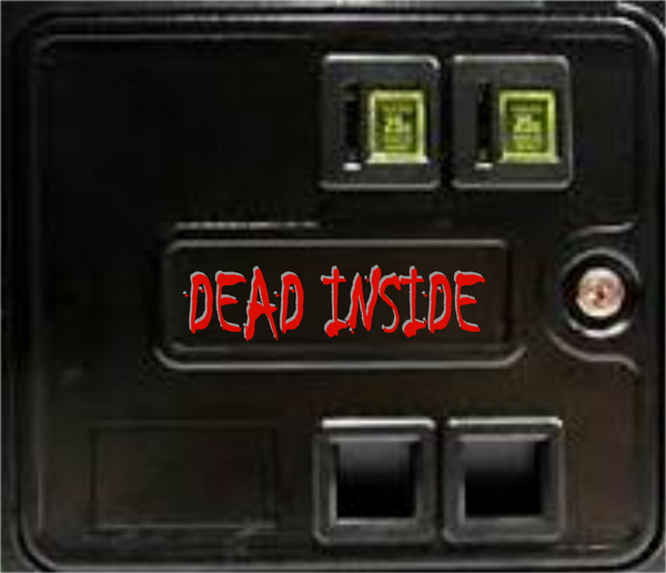 The Walking Dead Coin door Decal – Modfather Pinball Mods